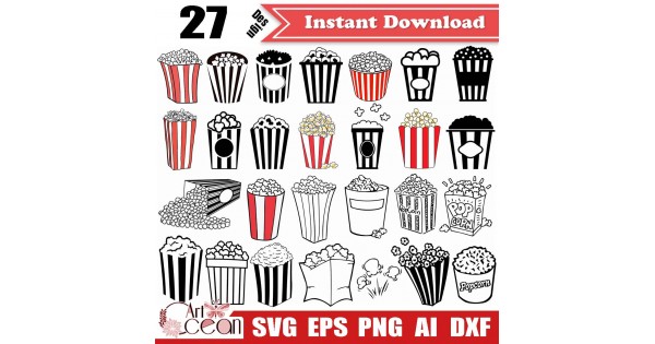 Popcorn Cart Food Truck Cinema Show Corn Van Wheels Fairground Design ...