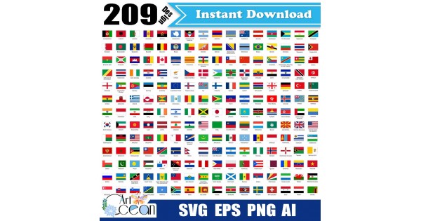 National flag svg,world flag svg,national flag clipart vector ...
