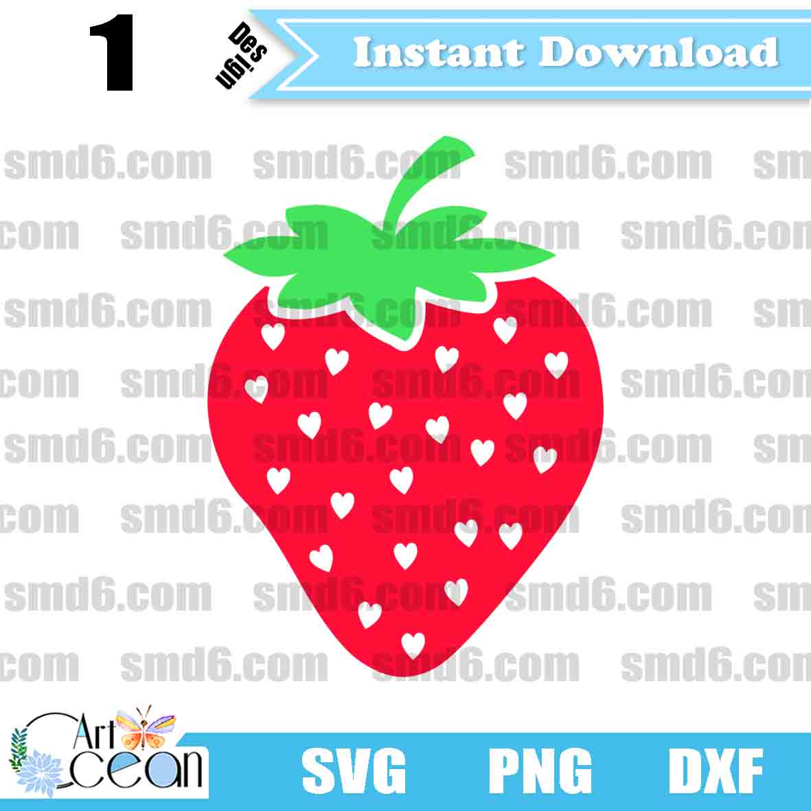 Strawberry Svg,Strawberry PNG,DXF,Vector,Silhouette,Cut File,Cricut ...