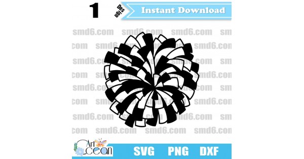 Pom SVG,Pom PNG,Pom DXF,Vector,Silhouette,Cut File,Cricut File,Clipart