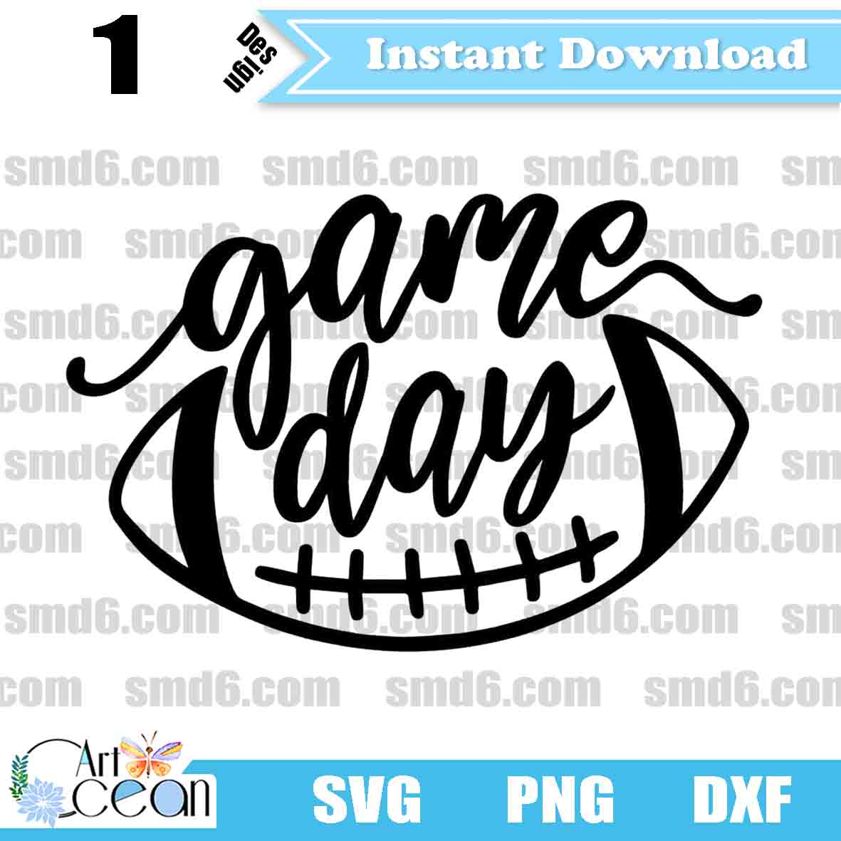 Football Game Day SVG,Football Game Day PNG,Football Game Day DXF ...